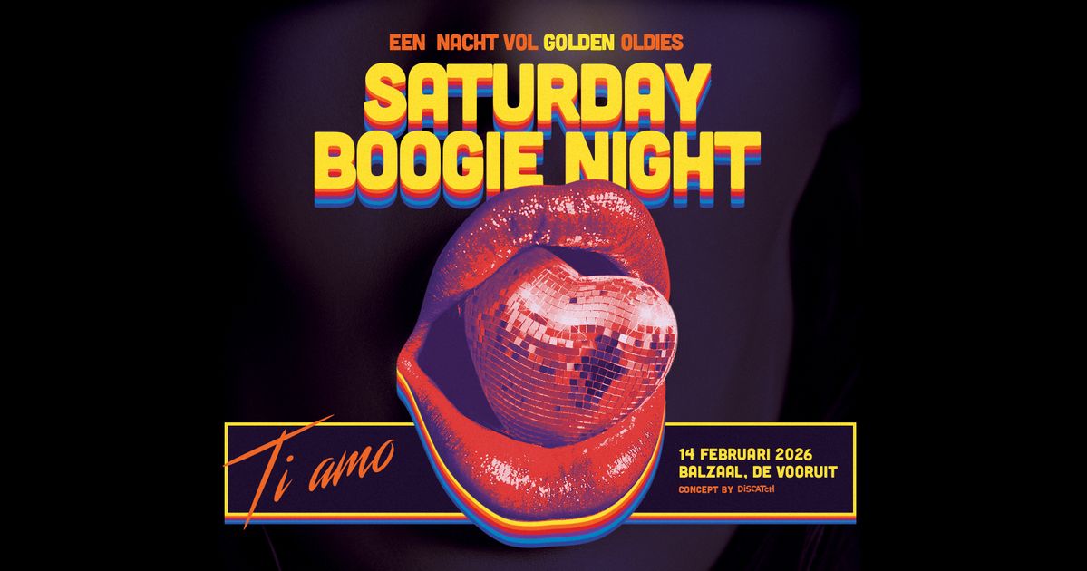 Saturday Boogie Night — Ti Amo | VIERNULVIER